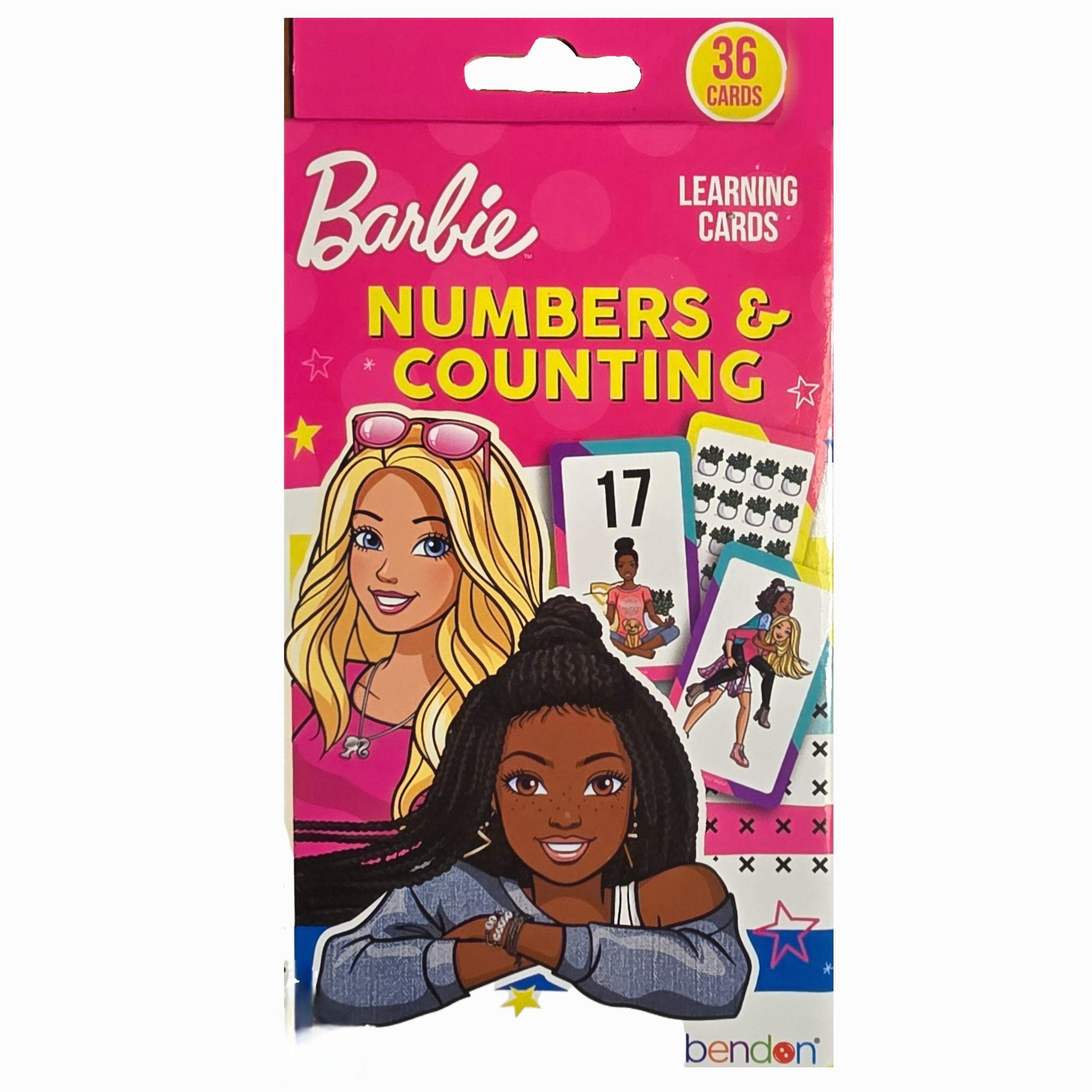 Barbie Flash Cards - Focused on Learning Numbers & Counting - 36 Cards ...