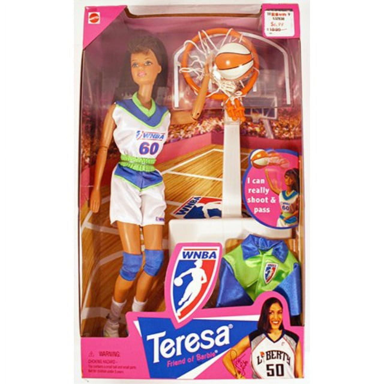 WNBA Basketball Teresa Friend of Barbie Doll 1998 Mattel 20350 ...