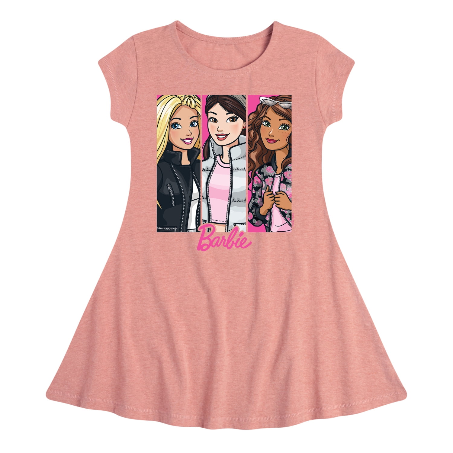 Barbie - Friends Going Out - Toddler And Youth Girls Fit And Flare ...