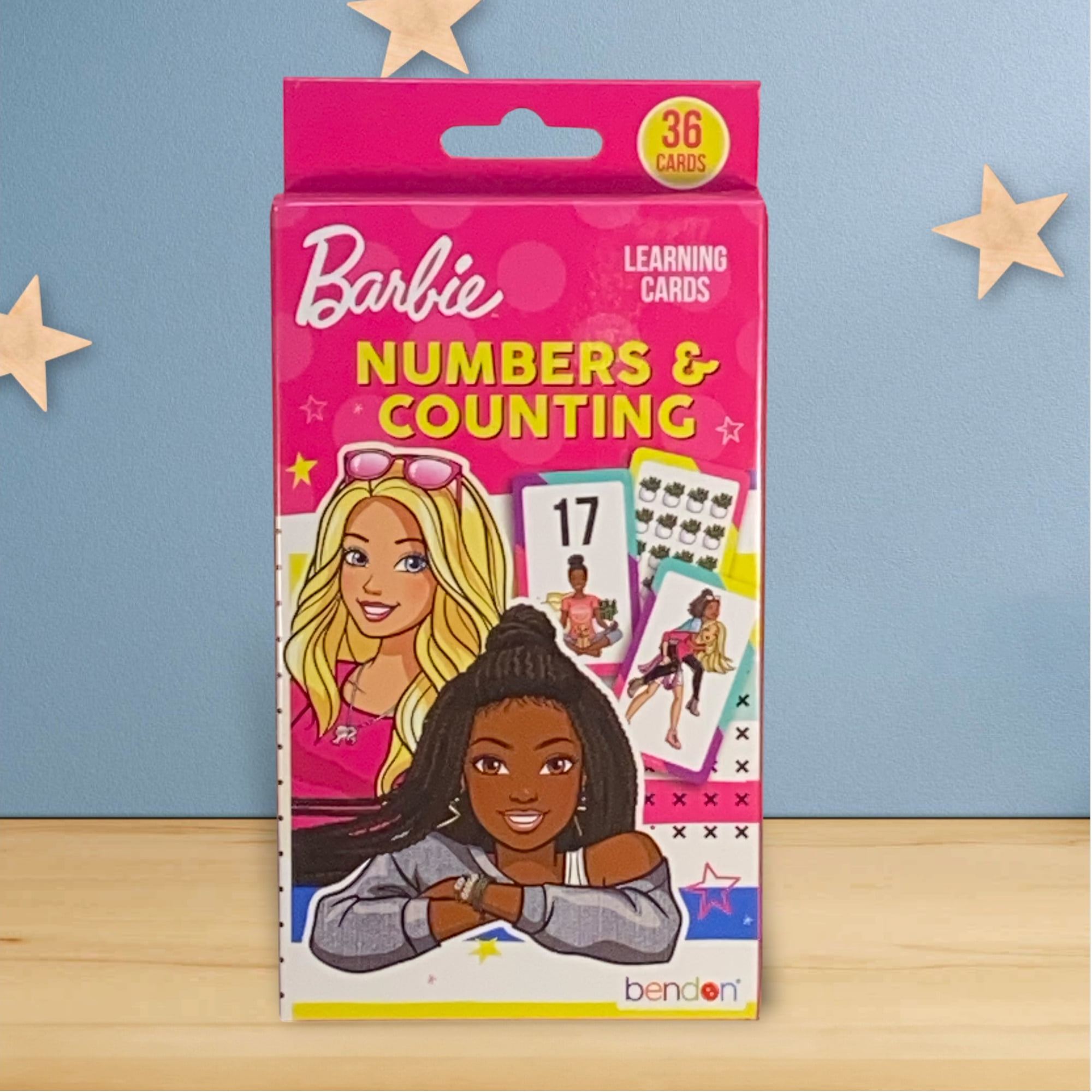 Barbie Friends Numbers Counting Learning 36 Flash Cards - Walmart.com