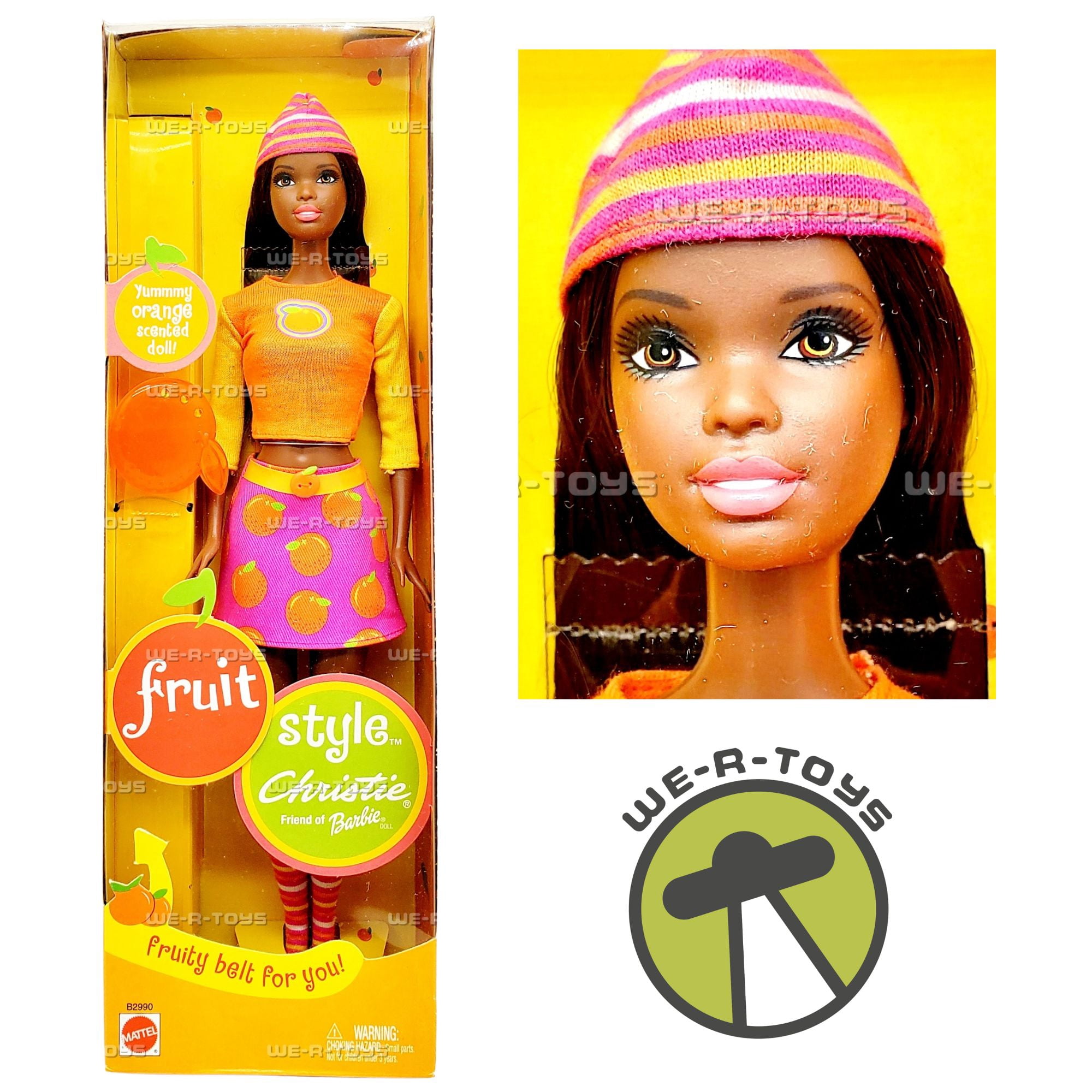 Barbie Fruit Style Orange Christie Doll 2002 Mattel B2990 - Walmart.com