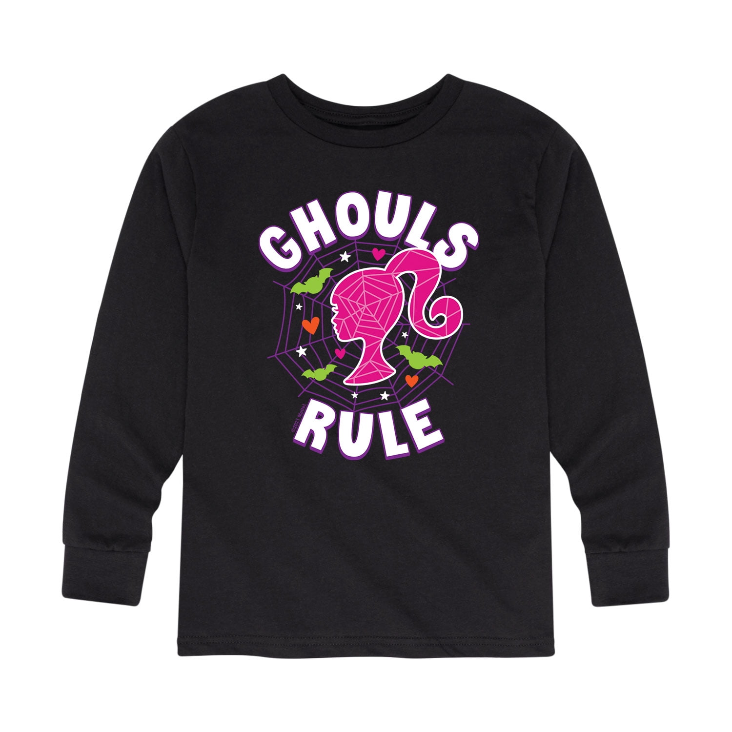 Barbie - Ghouls Rule - Toddler And Youth Long Sleeve Graphic T-Shirt ...