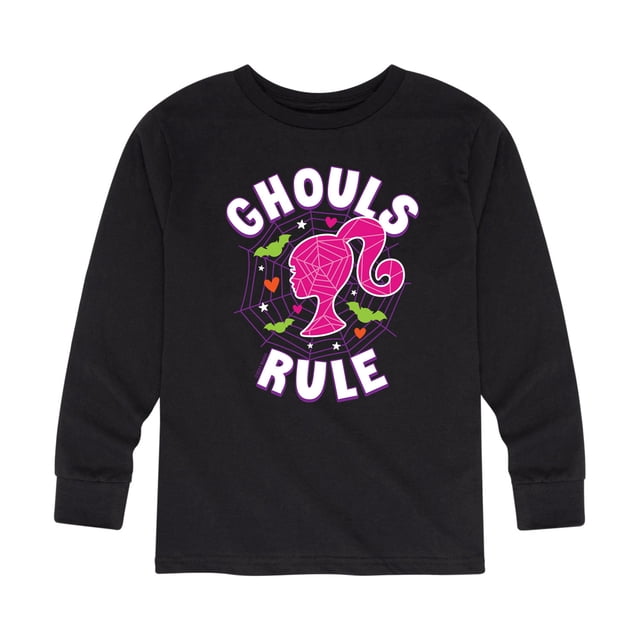 Barbie - Ghouls Rule - Toddler And Youth Long Sleeve Graphic T-Shirt ...