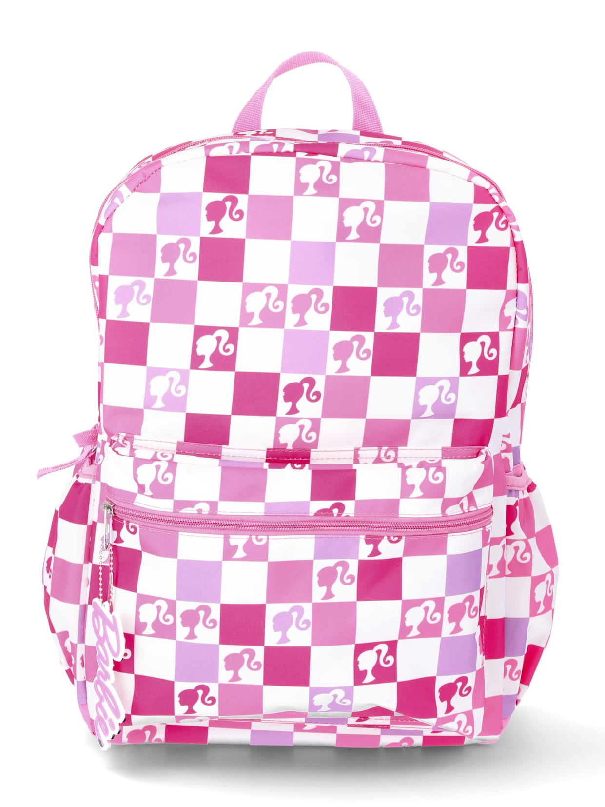 Mattel Barbie "Check It" Girls' 17" Backpack and Keychain, Pink ...
