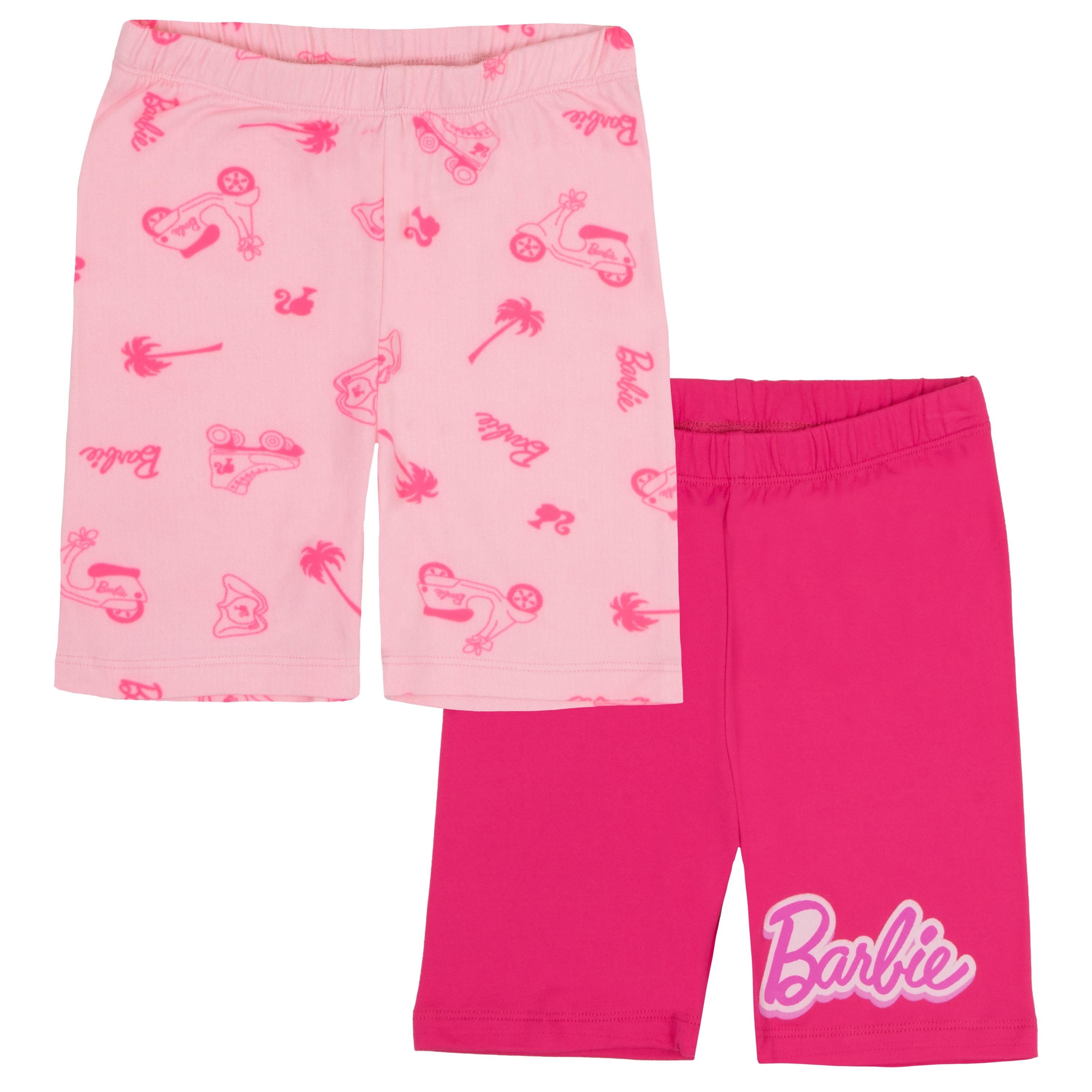 Barbie Girls 2-Pack Shorts Set - Vibrant Tropical, Skate & Scooter ...