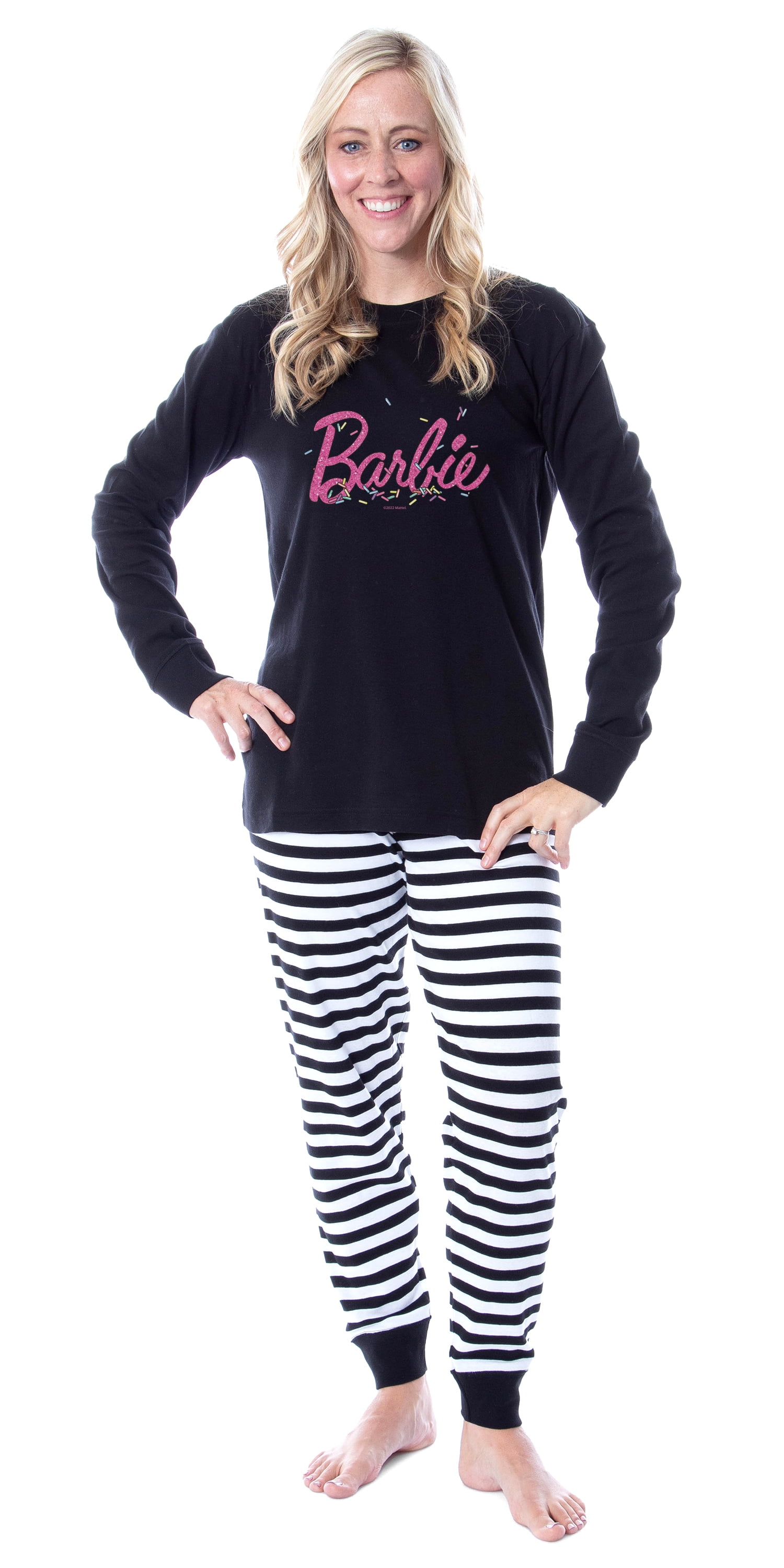 Barbie Girls' Child Stylish Best Friends Tight Fit Sleep Pajama Set ...