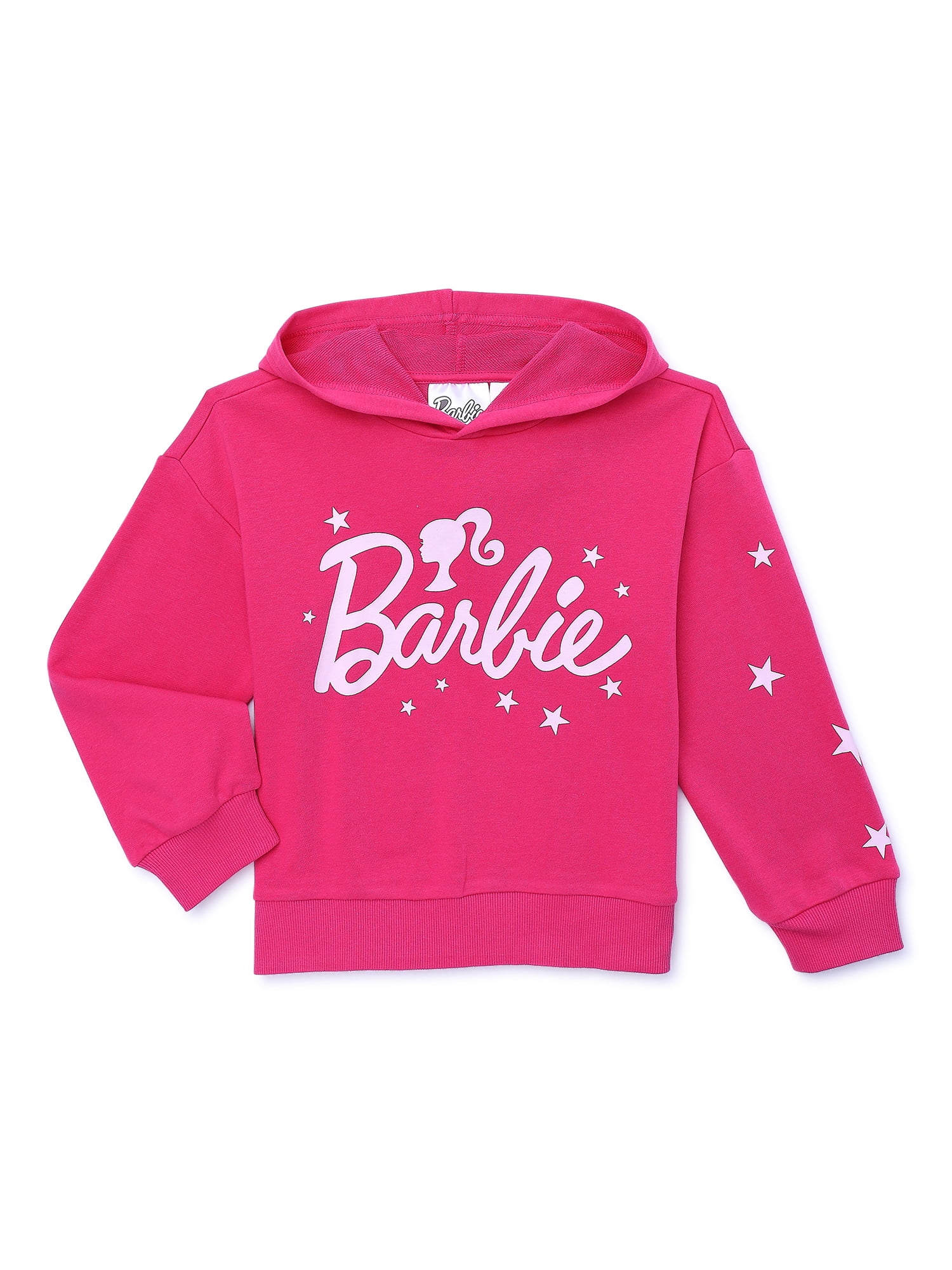 Barbie Girls Graphic Hoodie, Sizes 4-16 - Walmart.com