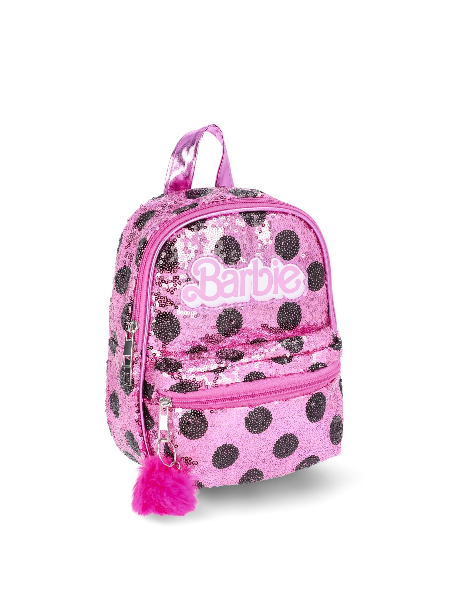 Barbie Girls Logo Sequin Mini Backpack, Pink - Walmart.com