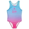 Barbie Girls One-Piece Swimsuit, Sizes 4-10 - Walmart.com