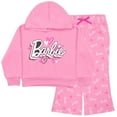 Barbie Girls Matching Fleece Sets Pullover Hoodie & Flare Leg Jogger ...