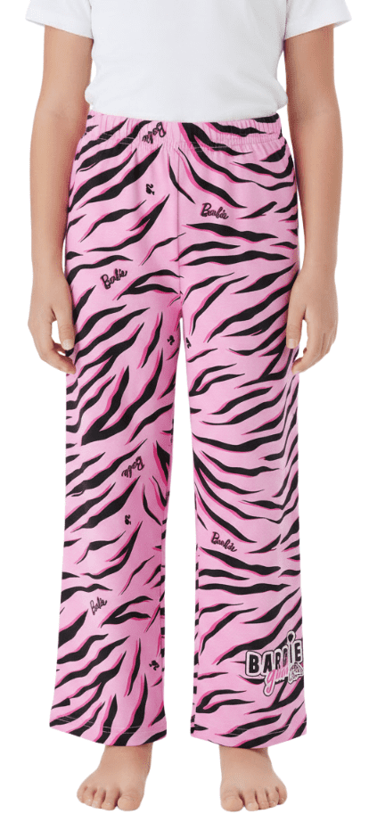 Barbie Girls Pajamas Pants Pink Cheetah Print Pajamas Bottoms Mommy and ...