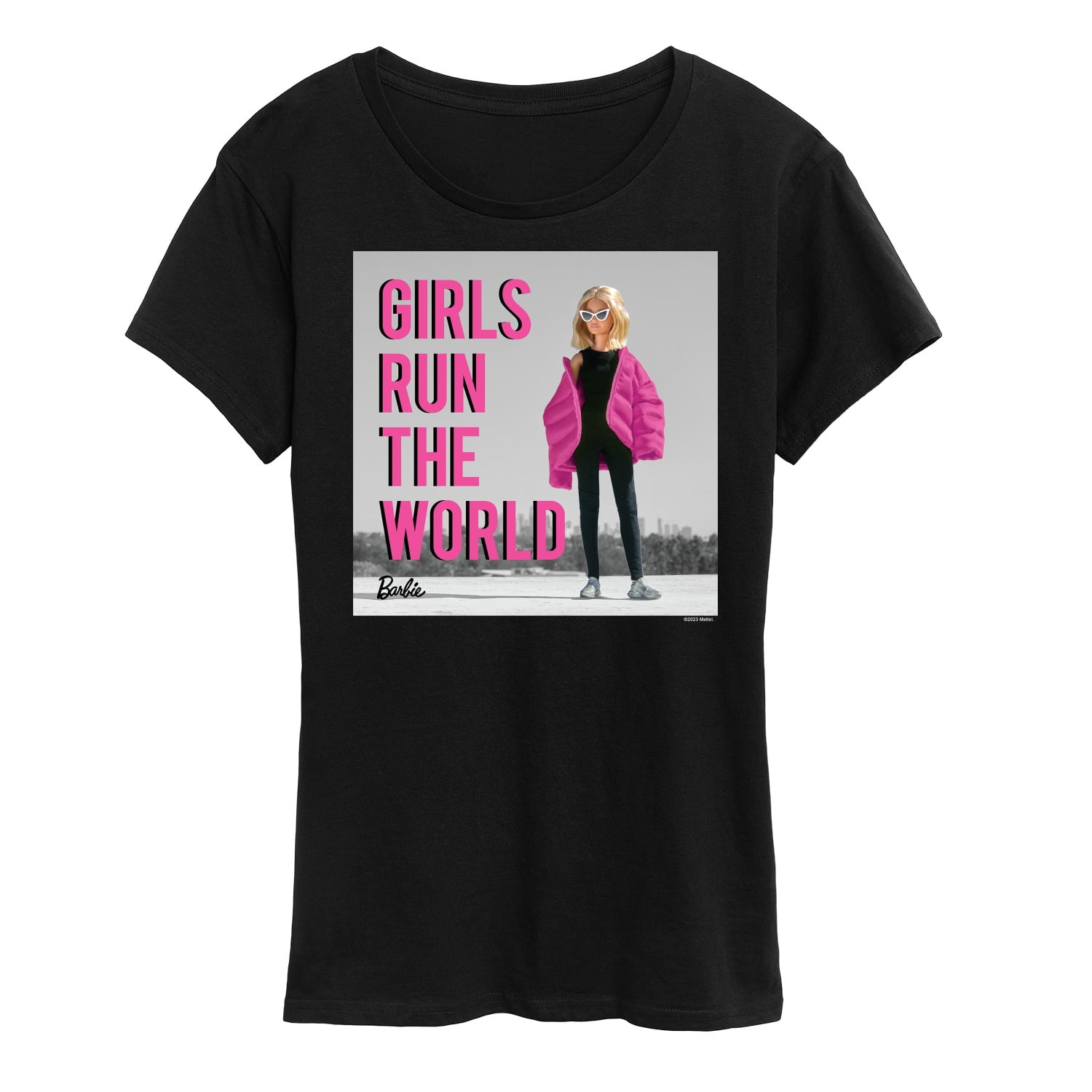 Barbie - Girls Run The World - Icon - Women's Short Sleeve Graphic T ...