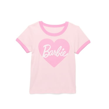 Mattel Barbie Girls Short Sleeve Graphic T-Shirt, Sizes 4-16 - Walmart.com