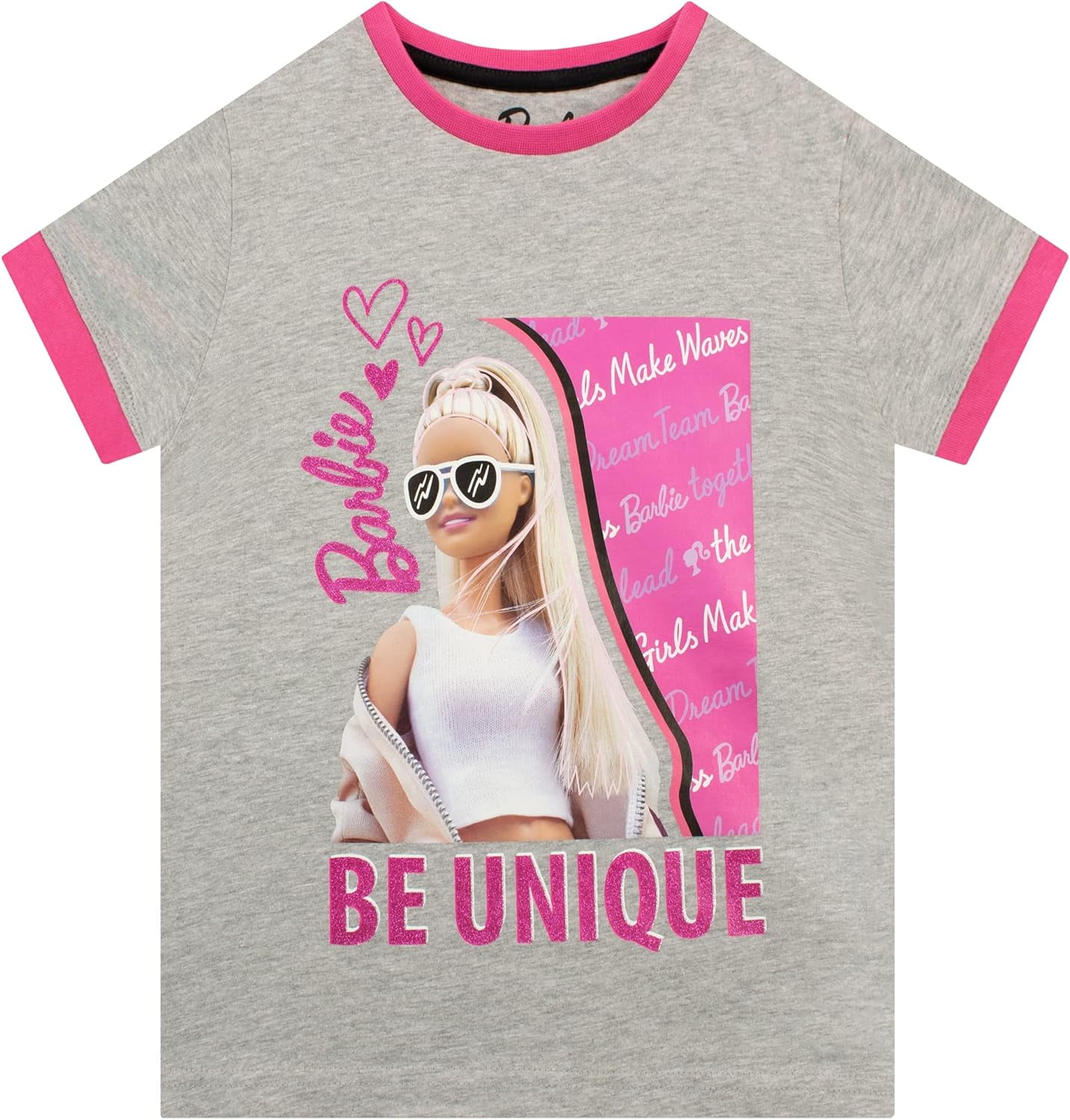 Barbie Girls Short Sleeve T-shirt Sizes 3T-10 - Walmart.com