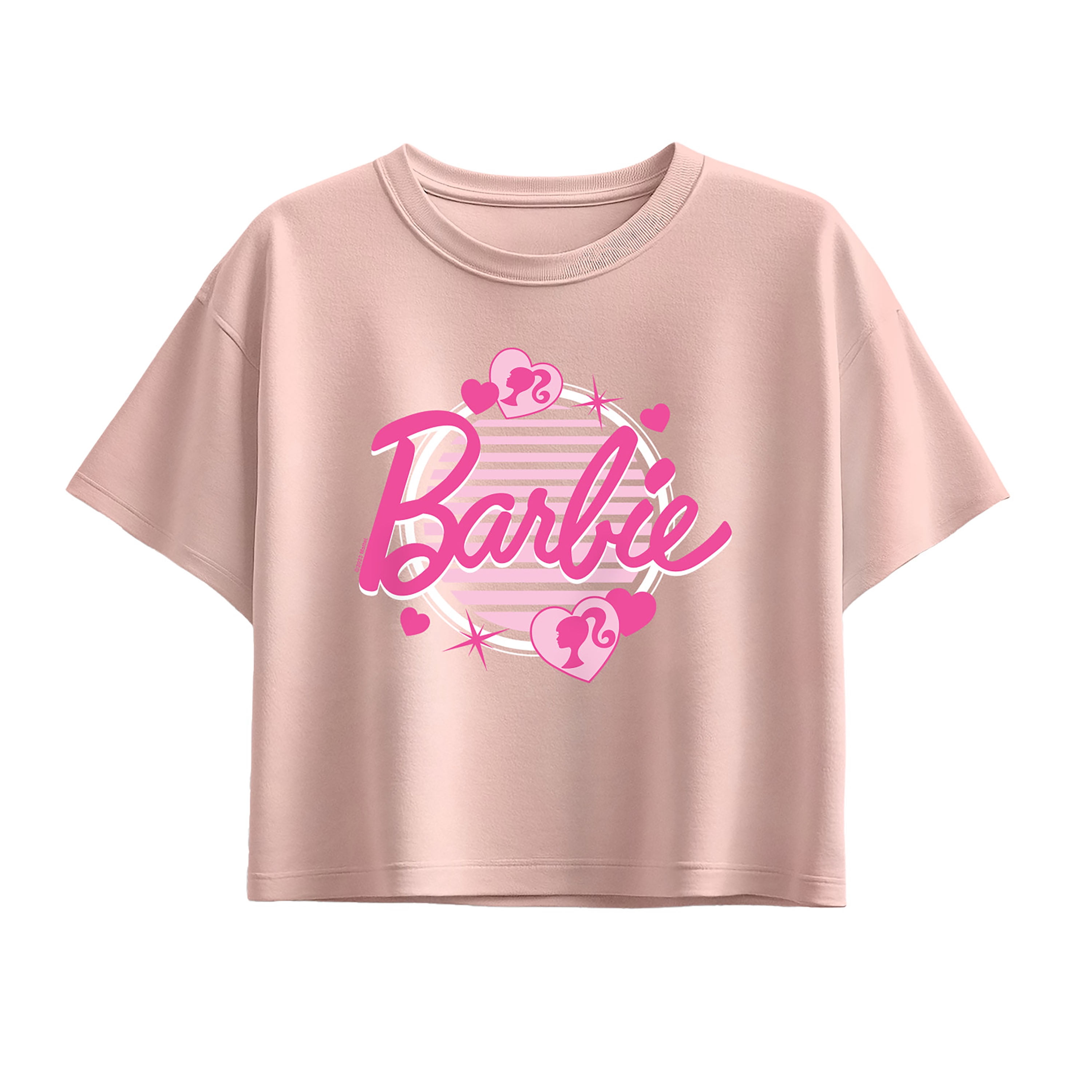 Barbie - Glam Icons - Youth Girls Boxy T-Shirt - Walmart.com