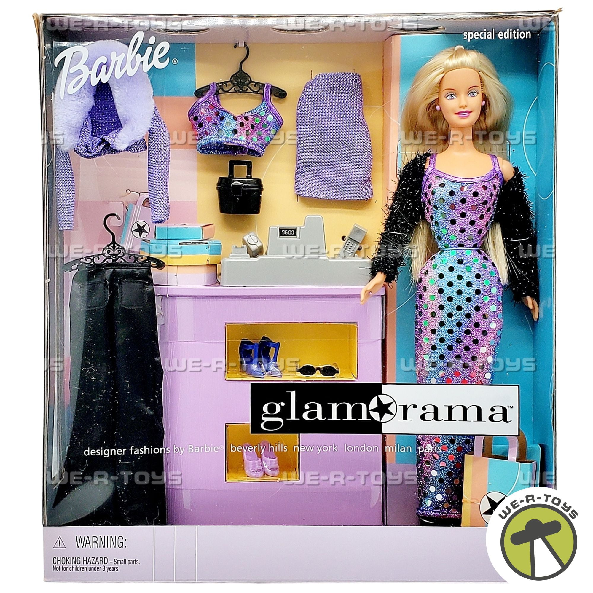 Barbie Glam O Rama Special Edition Doll 1999 Mattel 26400 - Walmart.com