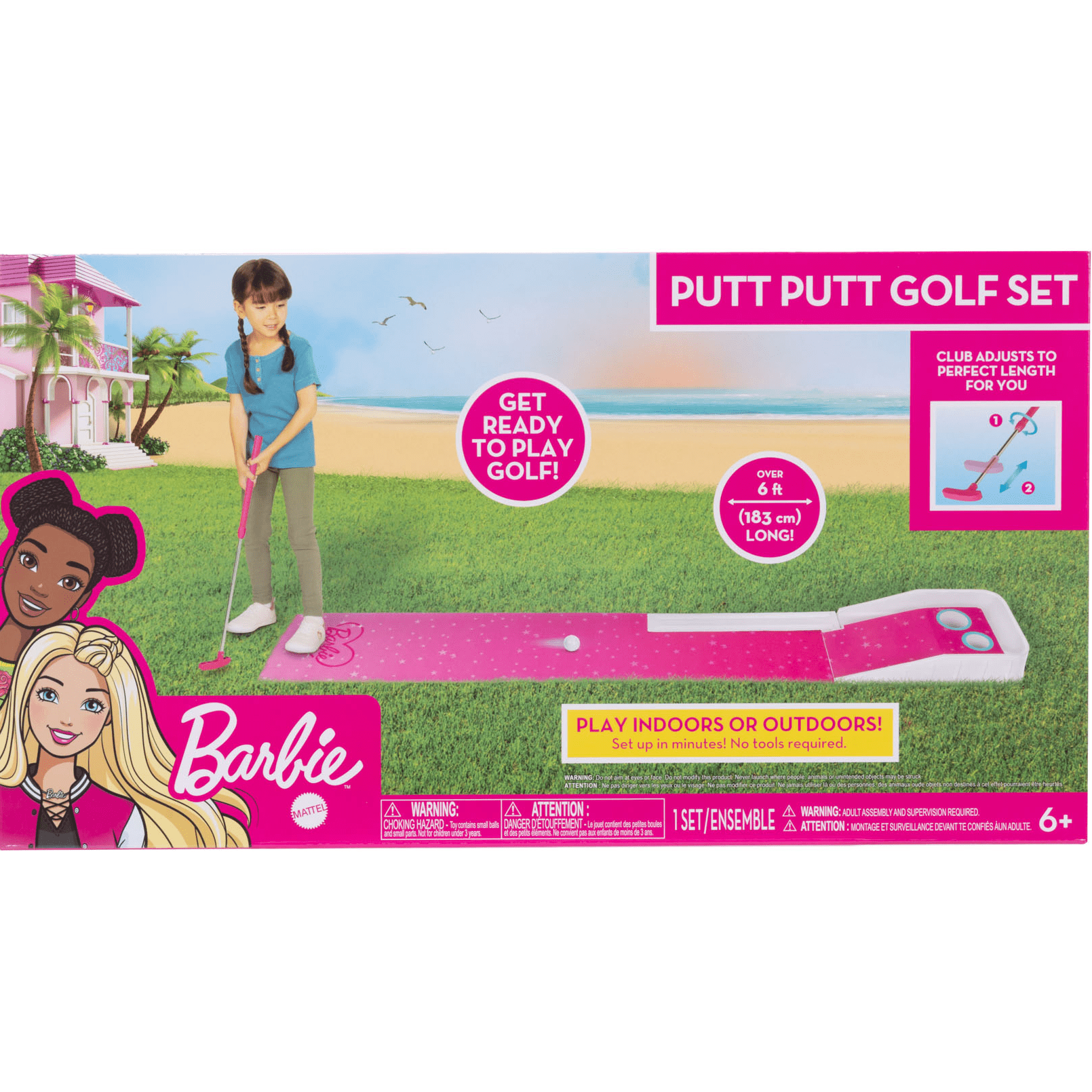 Walmart Black Friday Deals 2025 Barbie Golf Putt Putt Game with Putting ...