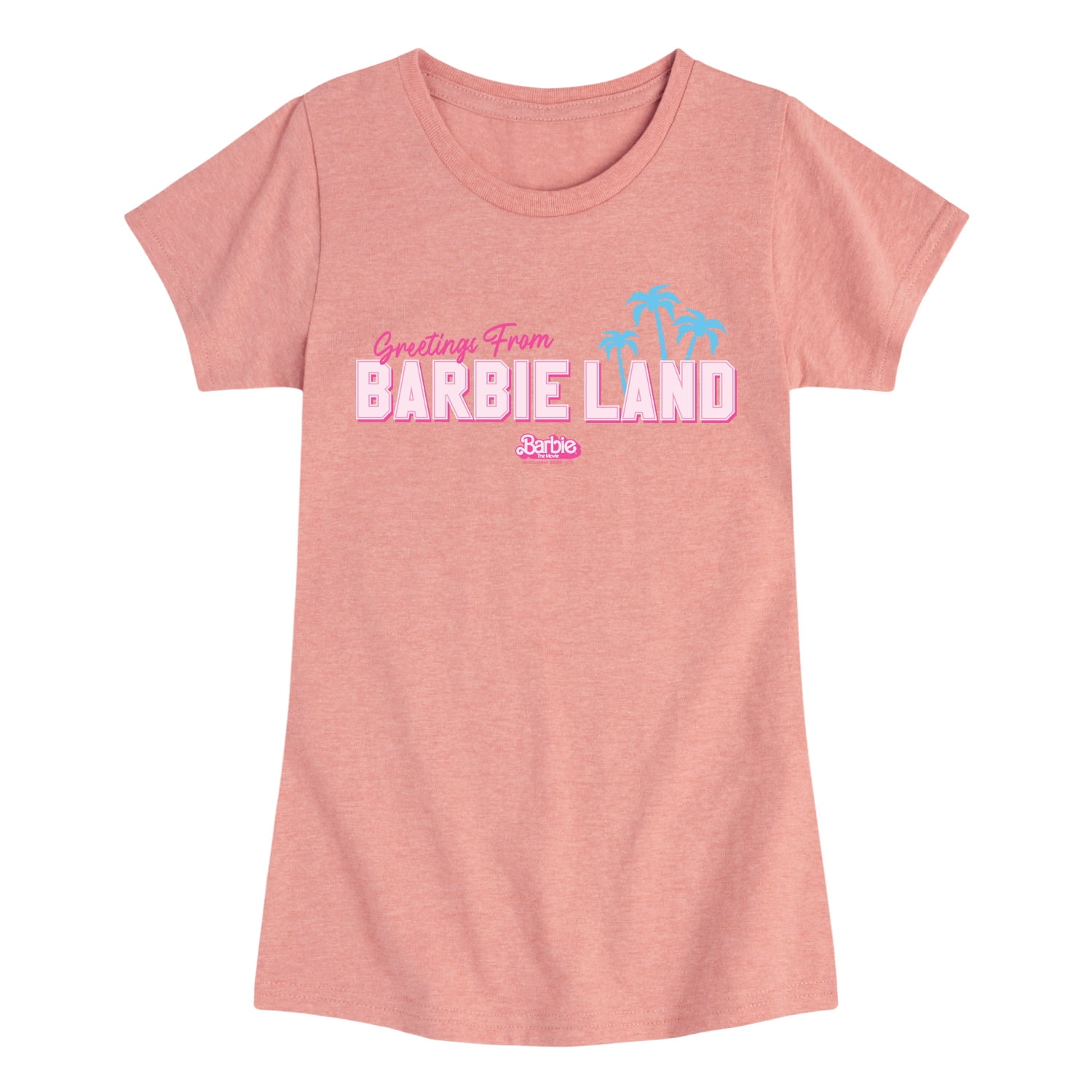 Barbie - Greetings From Barbie Land - Toddler & Youth Girls Short ...