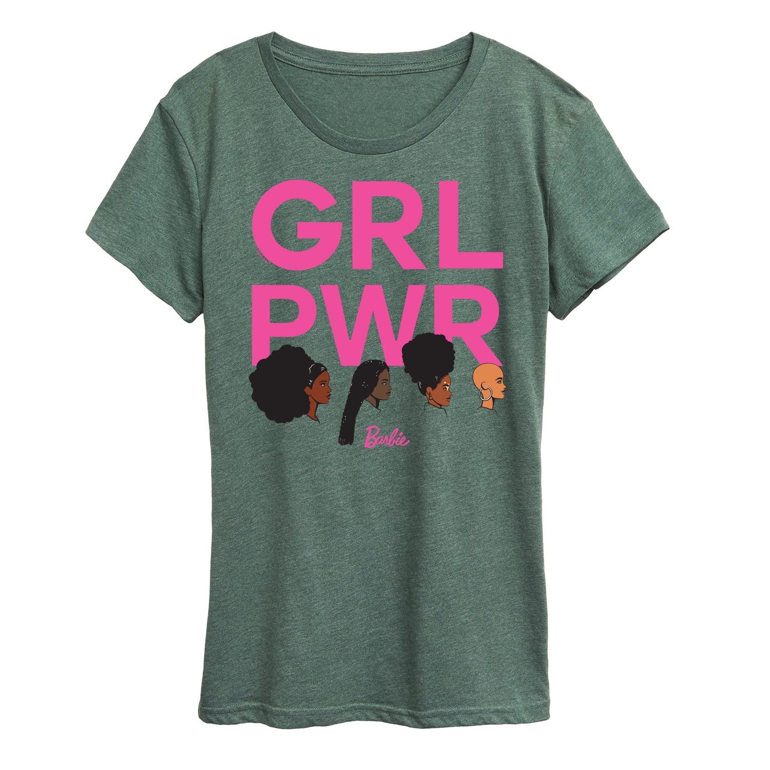 Barbie - Grl Pwr Grid - Women's Short Sleeve Graphic T-Shirt - Walmart.com