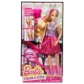 Hair Color Changing Barbie Doll