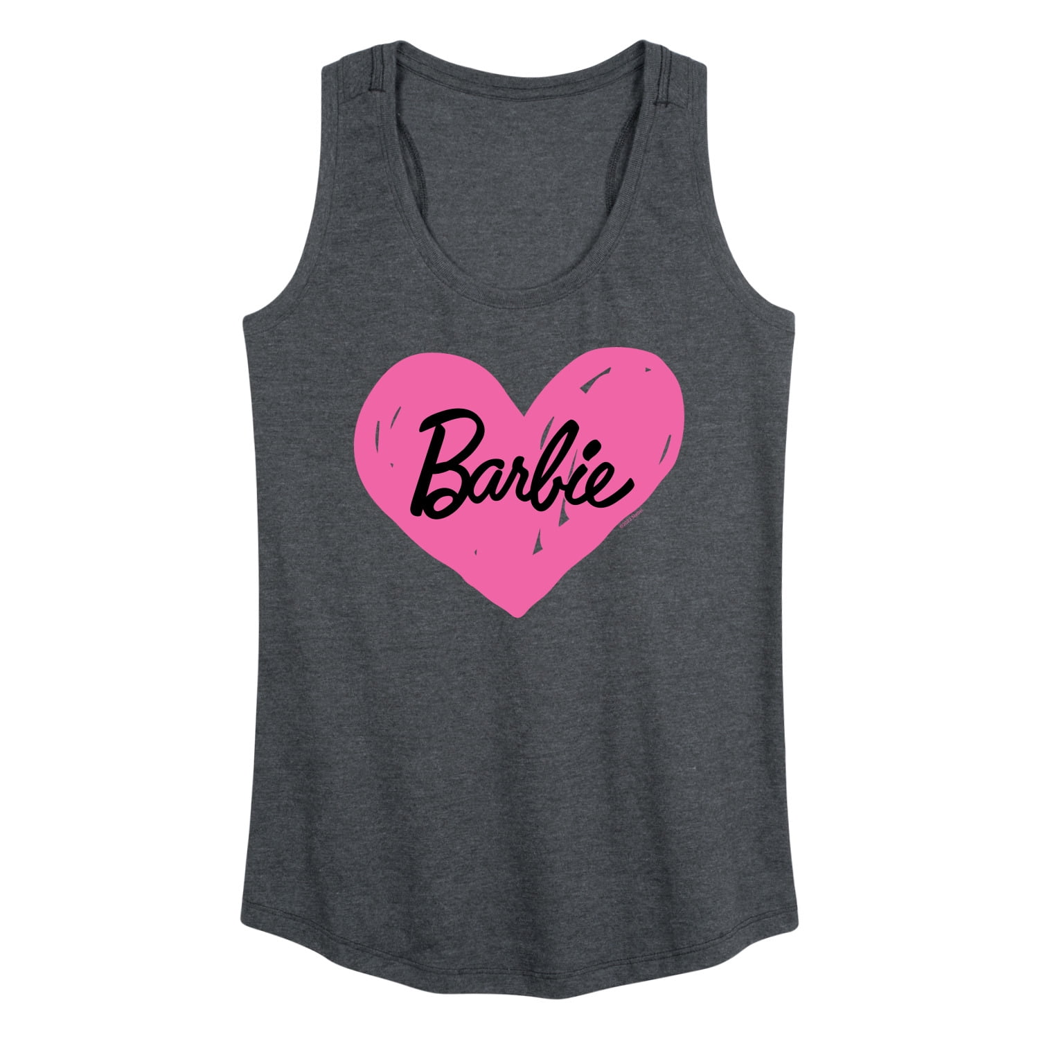 Barbie - Hand Painted Heart - Women's Racerback Tank Top - Walmart.com