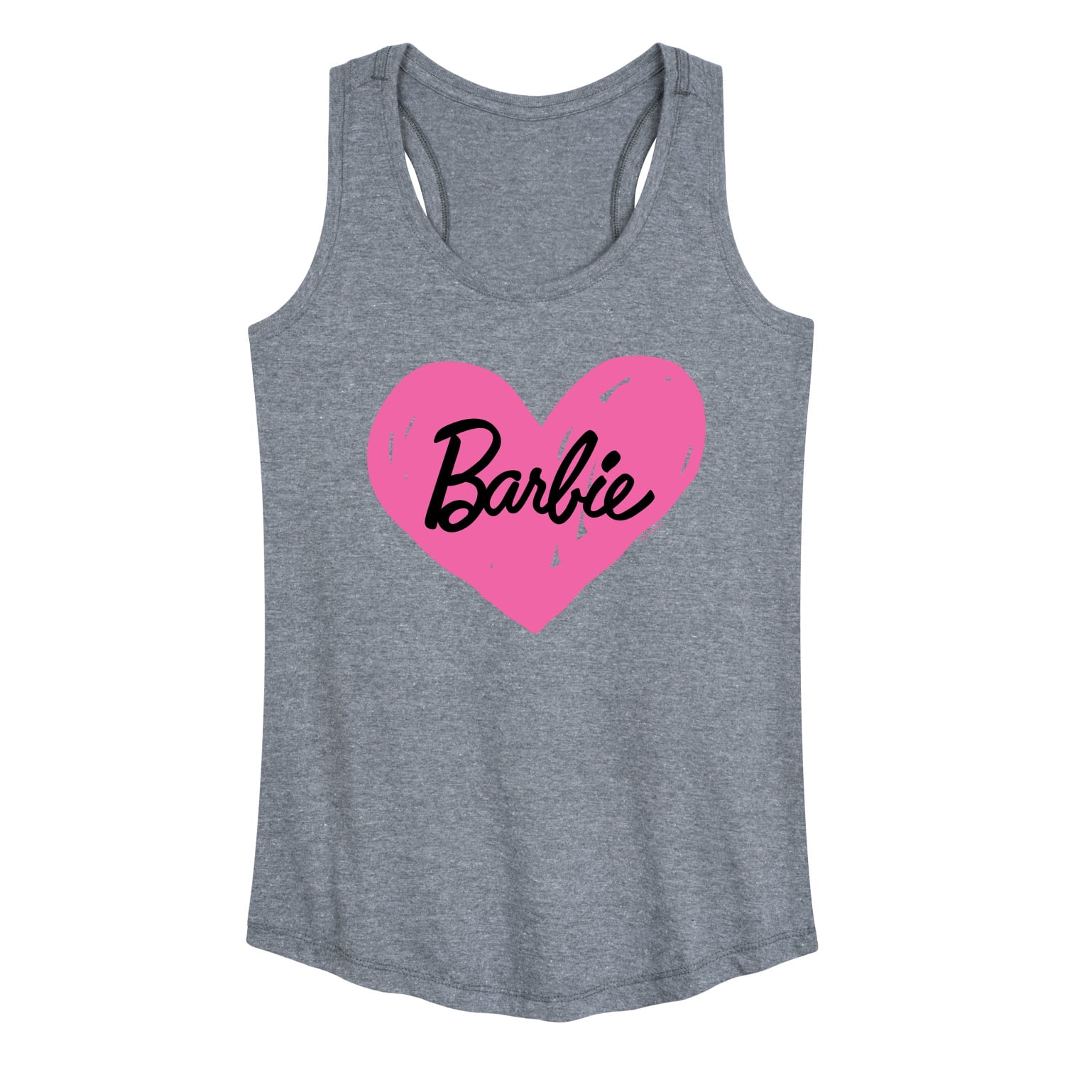 Barbie - Hand Painted Heart - Women's Racerback Tank Top - Walmart.com