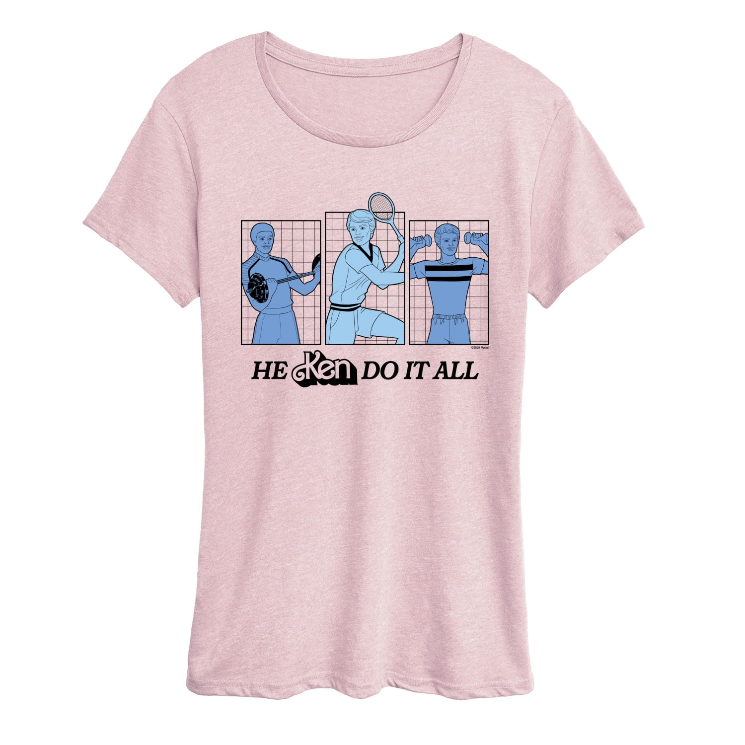 Barbie - He Ken Do It All - Women's Short Sleeve Graphic T-Shirt ...