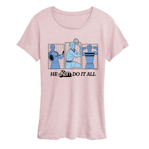 Barbie - He Ken Do It All - Women's Short Sleeve Graphic T-Shirt ...