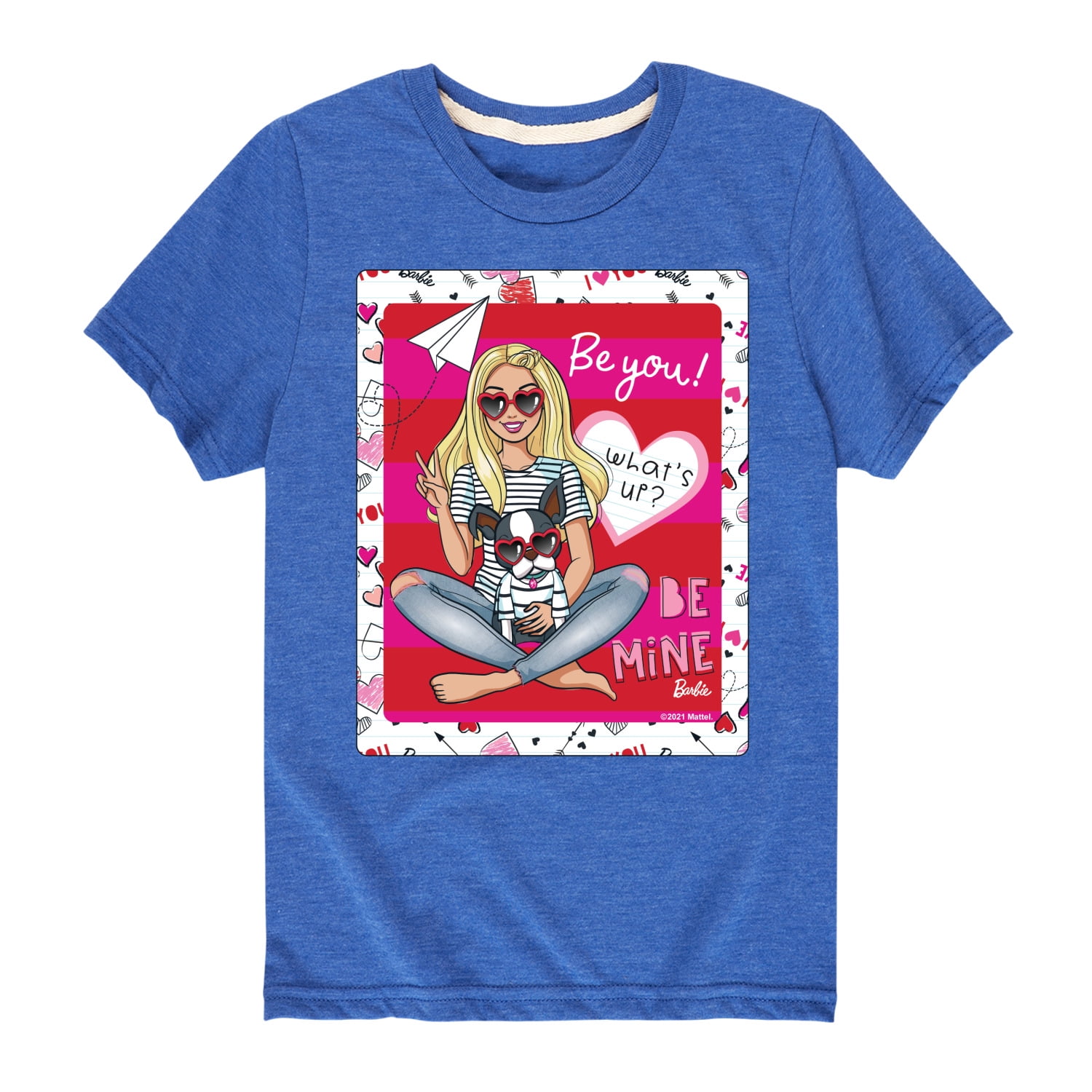 Barbie - Hello Lovely Barbie - Toddler And Youth Short Sleeve Graphic T ...