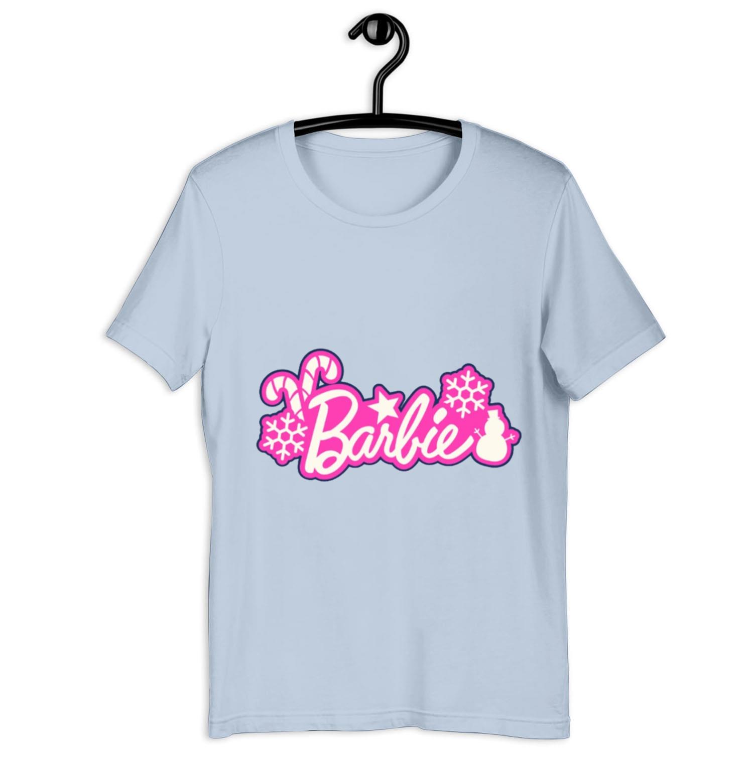 Barbie_Holiday_Girls_Graphic__T-Shirt-removebg-preview - Walmart.com