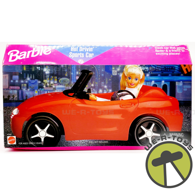 Barbie Hot Drivin' Sports Car Red Edition 1996 Mattel 67532 - Walmart.com