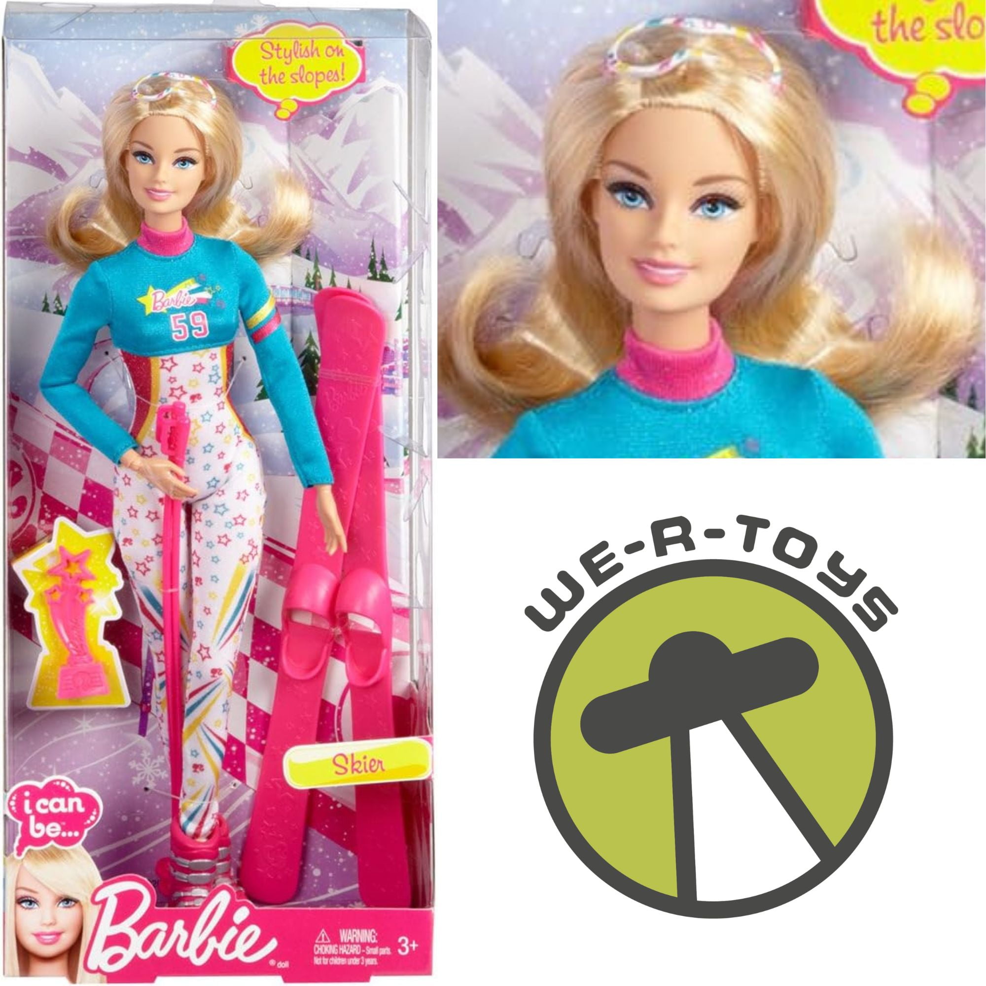 Barbie I Can Be Team Barbie Ski Champion Doll 2012 Mattel Y7376 ...