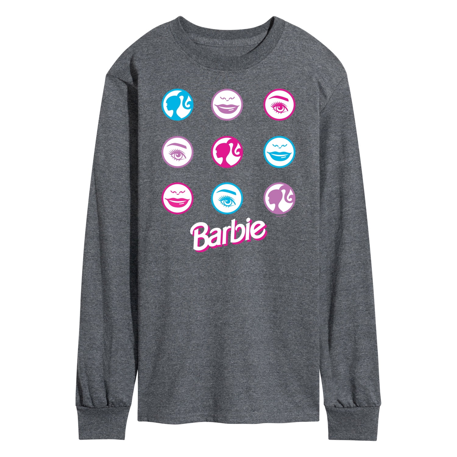 Barbie - Iconic Features of Barbie - Men's Long Sleeve T-Shirt ...