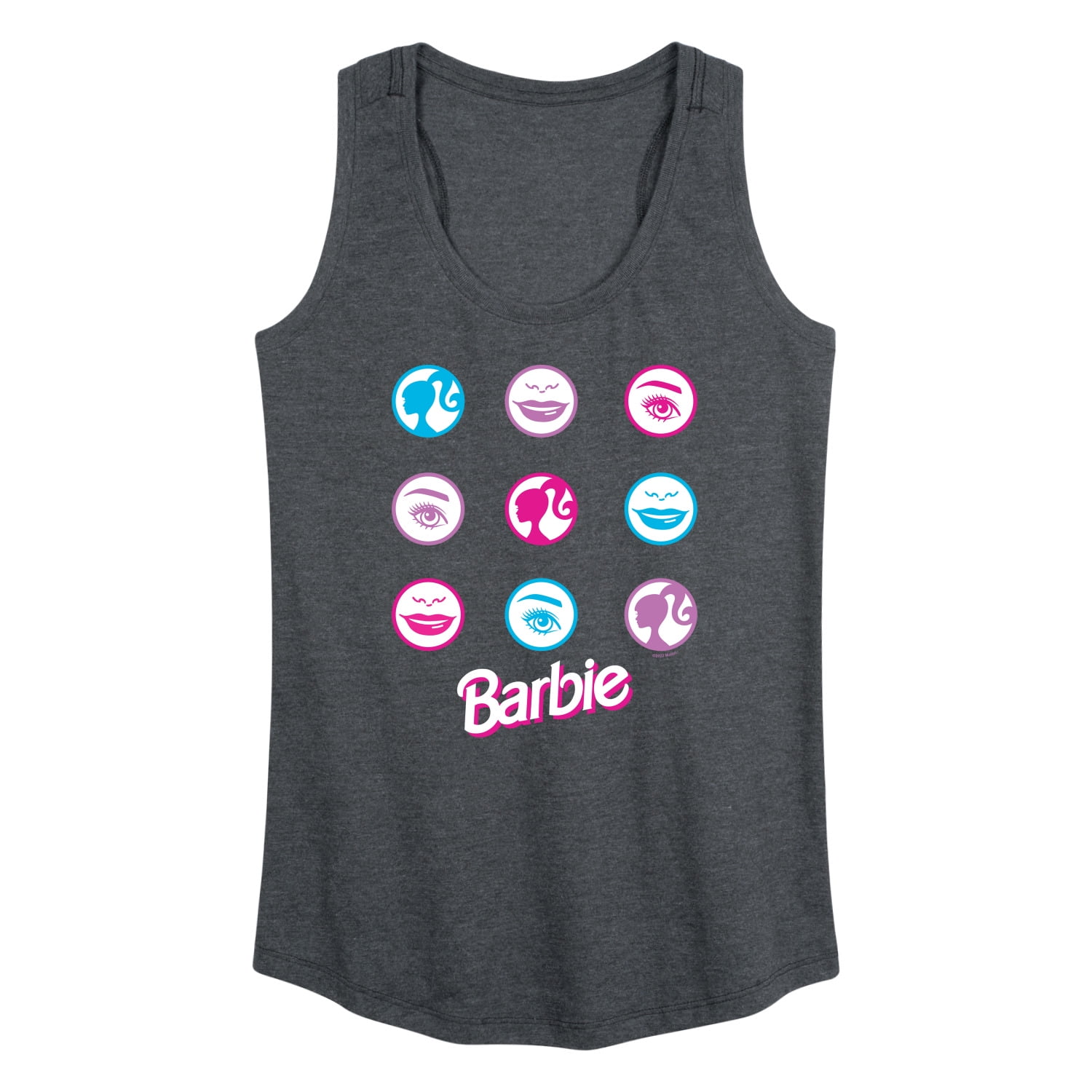 Barbie - Iconic Features of Barbie - Women's Racerback Tank Top ...