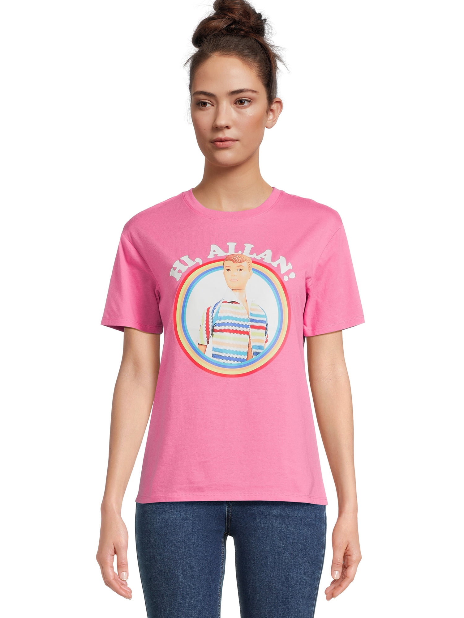 Barbie Juniors Allan Graphic Tee with Short Sleeves, Sizes XS-XXXL ...