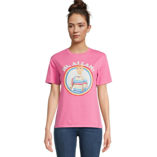 Barbie Juniors Allan Graphic Tee with Short Sleeves, Sizes XS-XXXL - Walmart Business Supplies