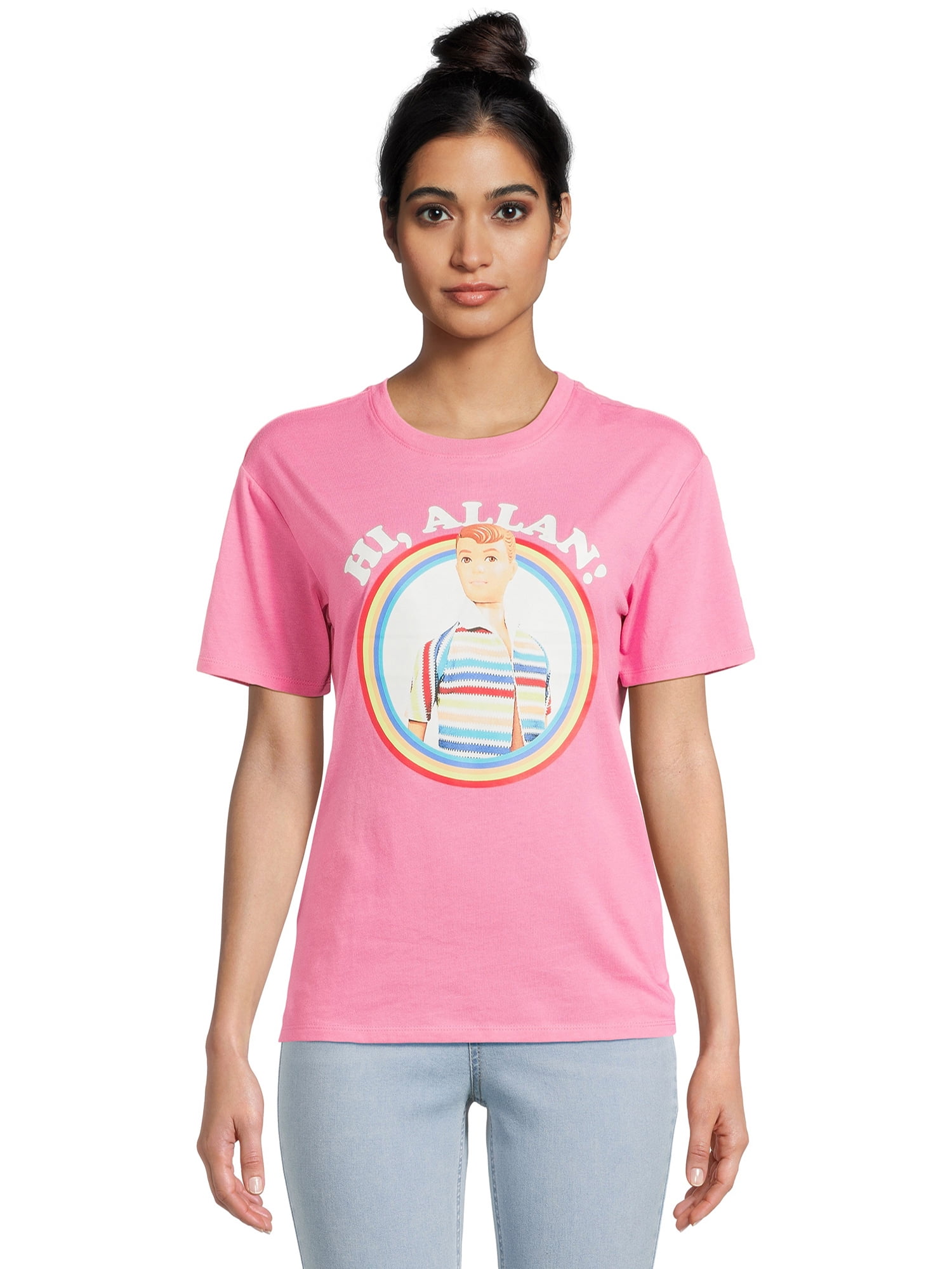 Barbie Juniors Allan Graphic Tee with Short Sleeves, Sizes XS-XXXL ...