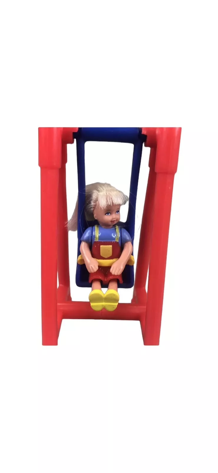 Kelly Baby Doll Swing Set Toy 4" McDonald's Happy 1999 - Walmart.com