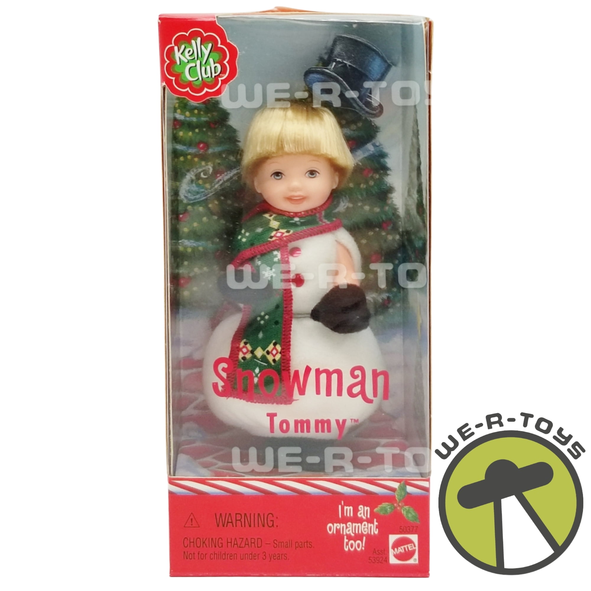 Barbie Kelly Club Snowman Tommy Doll 2001, Merry Christmas, Collectible ...