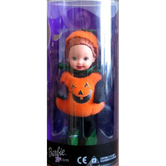 Barbie Kelly Halloween Party Chelsie as Pumpkin Doll 2001 Mattel 29824 ...