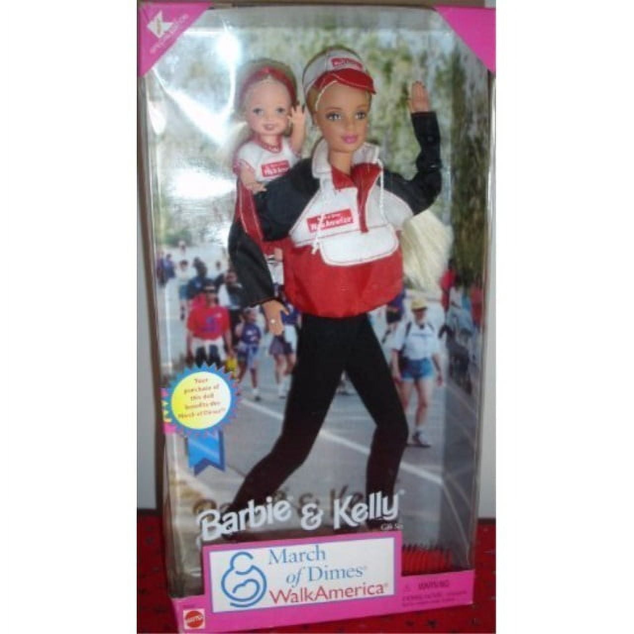Barbie & Kelly March of Dimes Walk America Doll Gift Set 1998 Mattel ...
