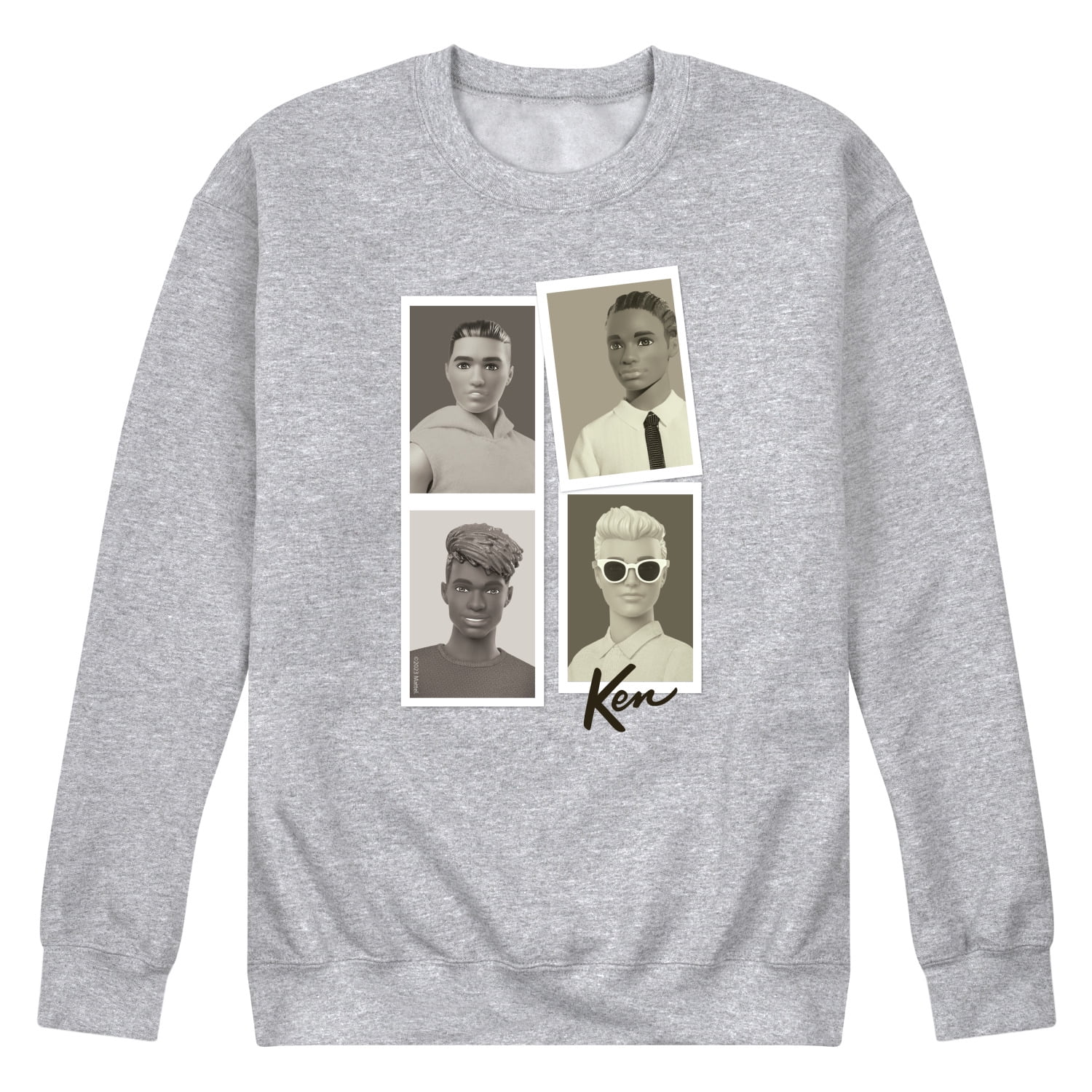 Barbie - Ken - Classic Photos of Ken - Men's Crew Neck Fleece Pullover ...