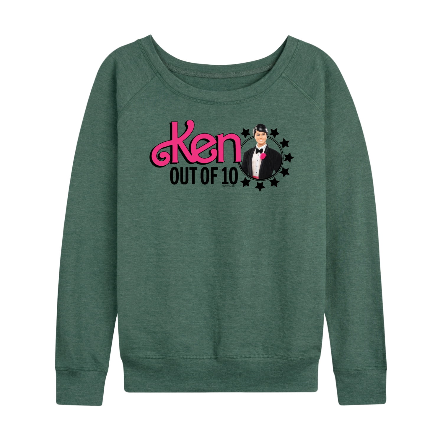 Barbie - Ken Out Of 10 - Women's French Terry Long Sleeve Shirt ...