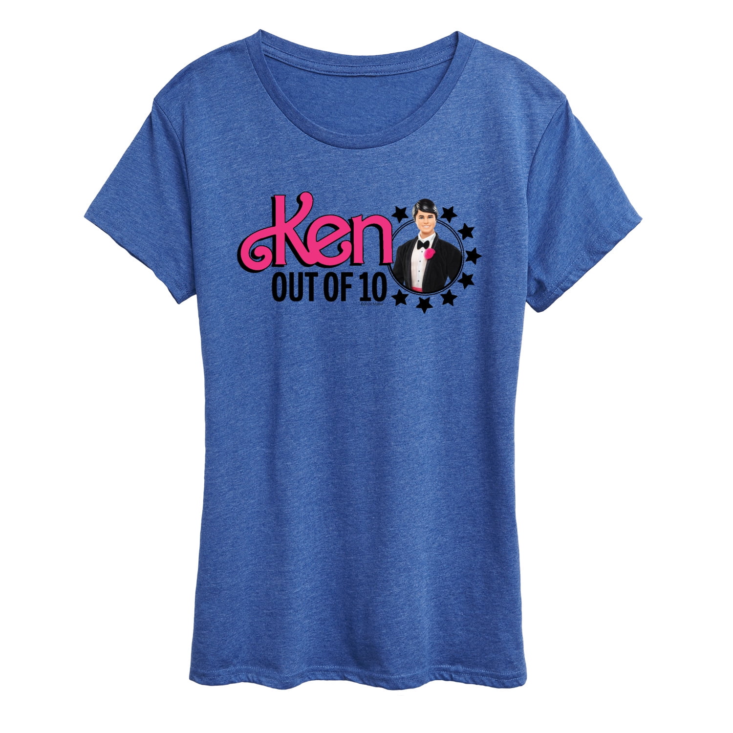Barbie - Ken Out Of 10 - Women's Short Sleeve Graphic T-Shirt - Walmart.com