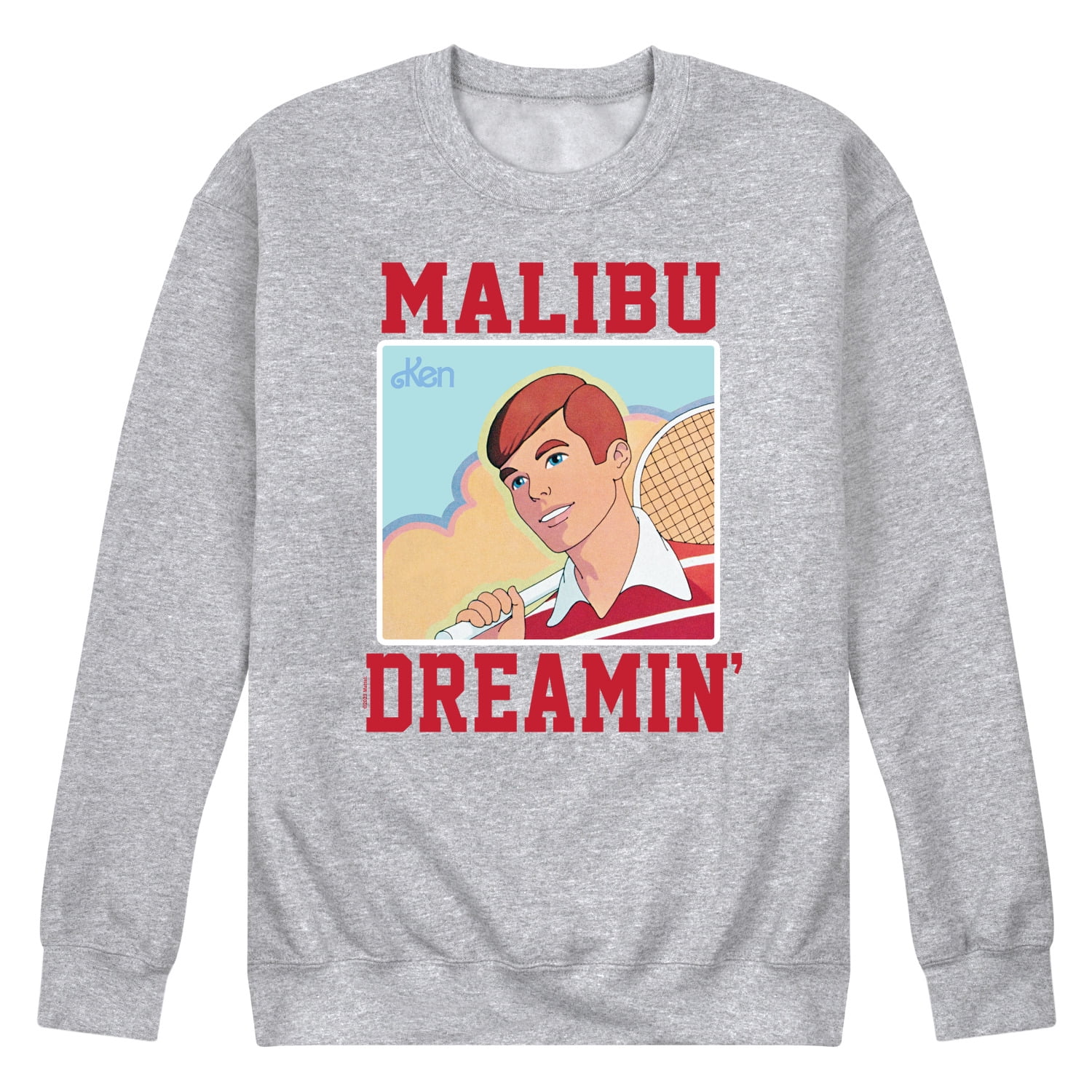 Barbie - Ken - Summer Malibu Dreaming - Men's Crew Neck Fleece Pullover ...