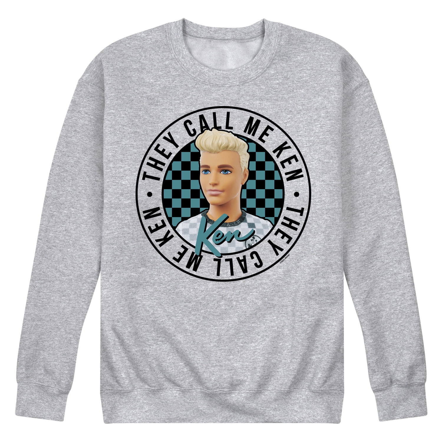Barbie - Ken - They Call Me Ken - Men's Crew Neck Fleece Pullover ...