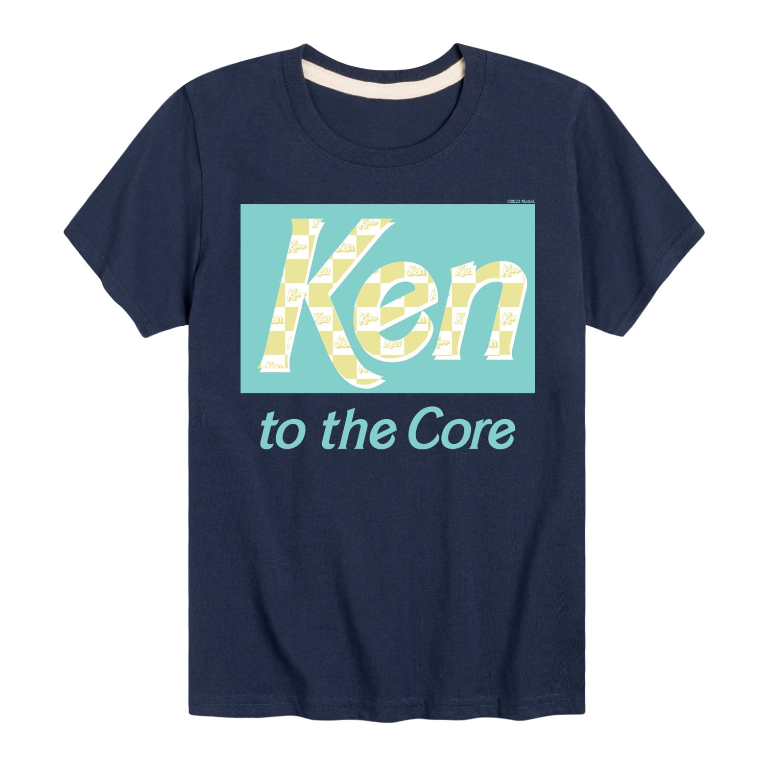 Barbie - Ken to the Core - Checked Style - Toddler & Youth Short Sleeve ...