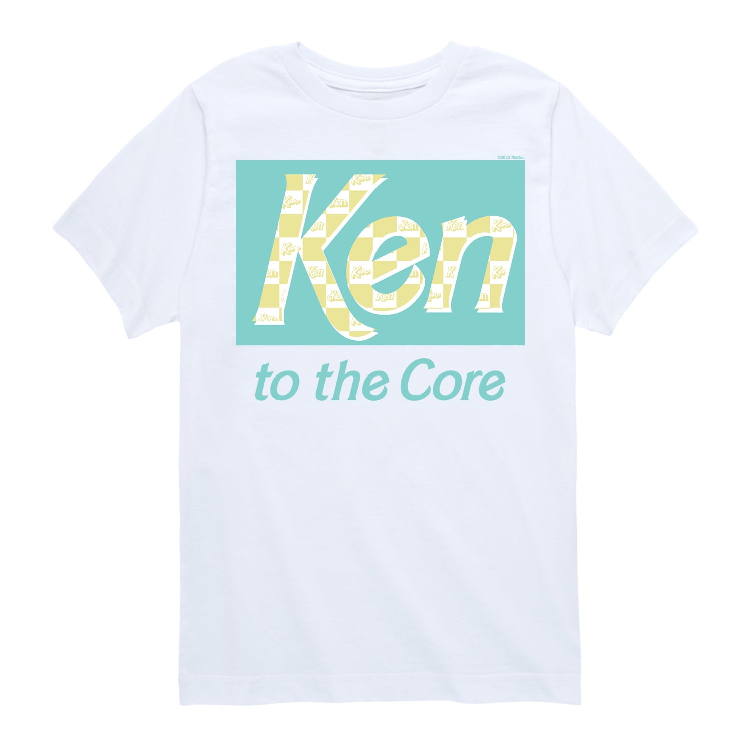 Barbie - Ken to the Core - Checked Style - Toddler & Youth Short Sleeve ...