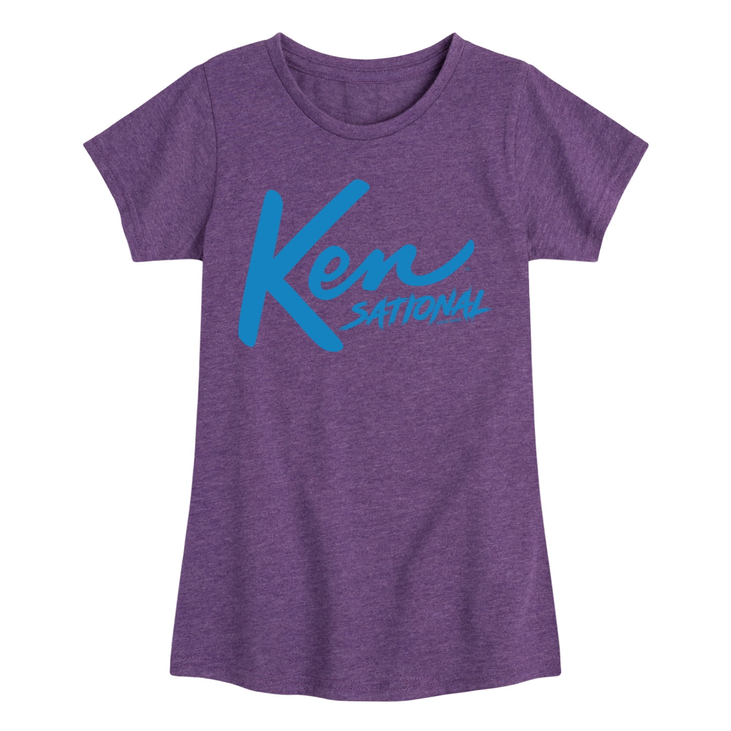 Barbie - Kensational - Girls Fitted Short Sleeve Graphic T-Shirt ...