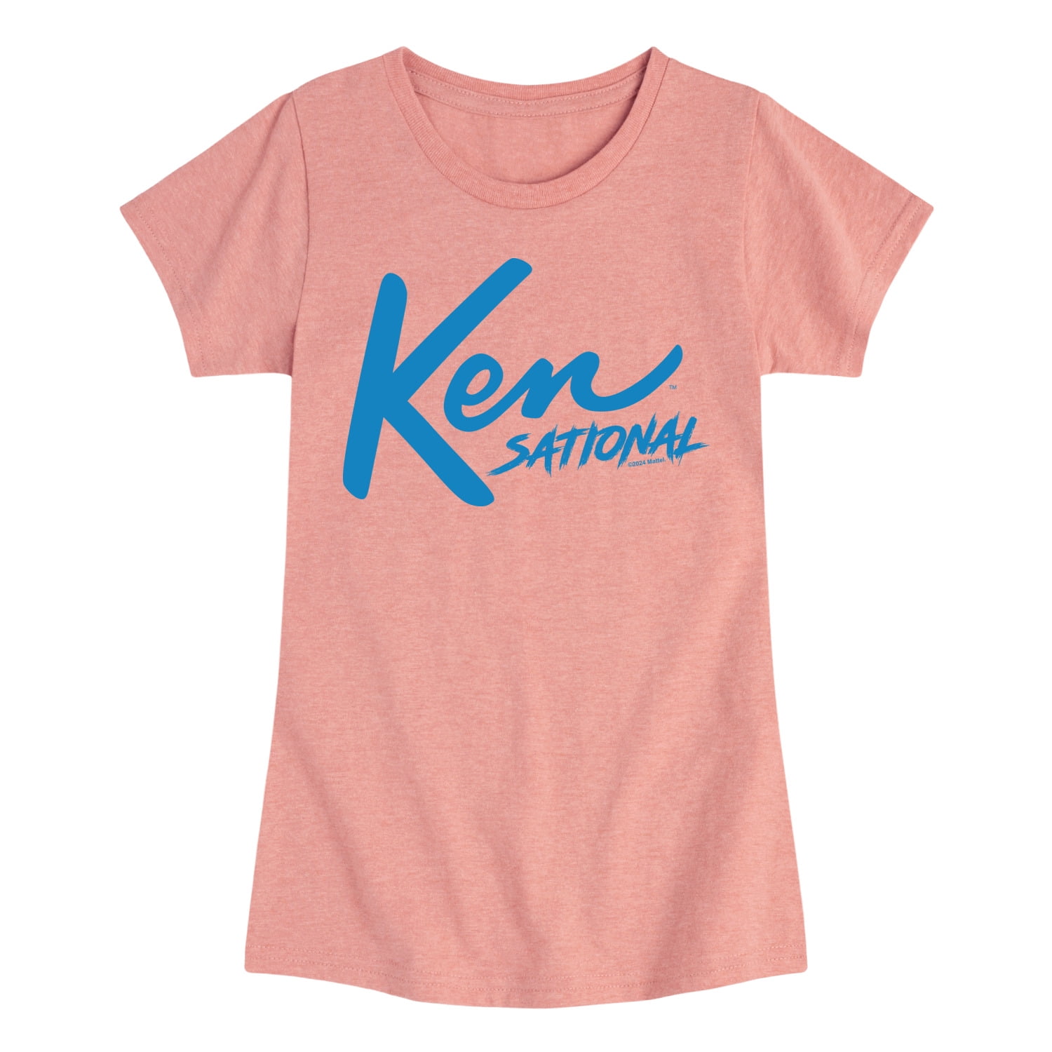 Barbie - Kensational - Girls Fitted Short Sleeve Graphic T-Shirt ...